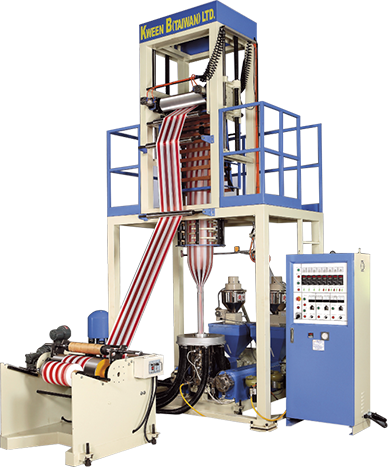 KweenB - HDS Series - Two Color Striped PE Film Blown Lines